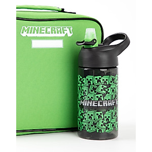 Minecraft Lunch Bag Set Creeper (Lunch Box, Water Bottle, Snack Pot)