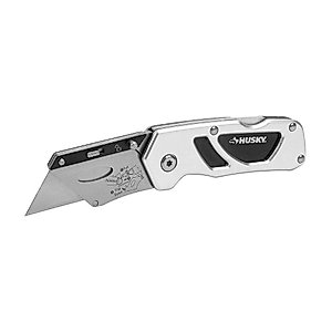 Husky Compact Folding Lock-Back Utility Knife