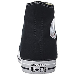 Converse M9160- Chuck Taylor All Star High Top Unisex Black White Sneakers, 10.5