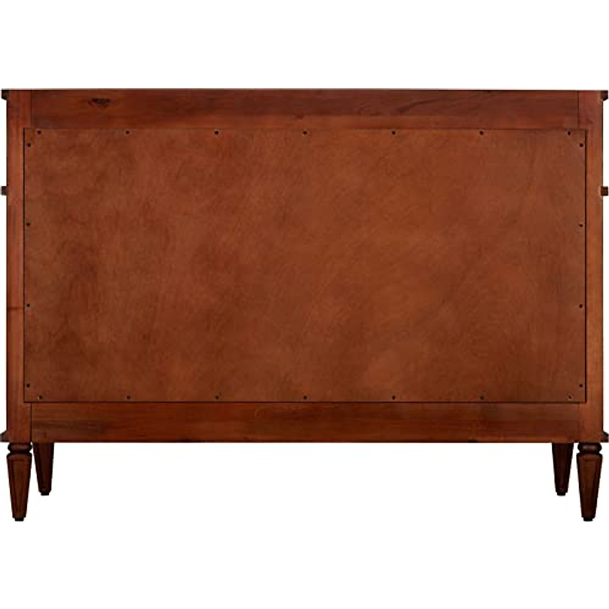 Signature Hardware 953347-48-RUMB-1 Elmdale 48" Free Standing Single Vanity Cabinet Set with Mahogany Cabinet, Vanity Top and Rectangular Undermount Sink - Single Faucet Hole