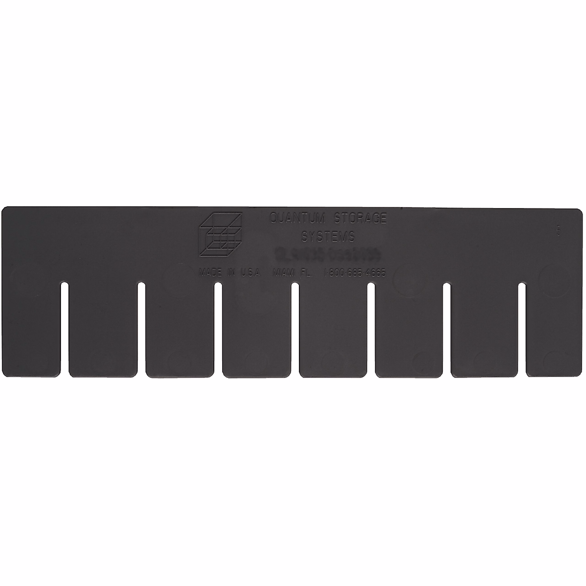 Quantum Storage Systems DL93030CO Long Divider for Dividable Grid Container DG93030, Black Conductive, 6-Pack