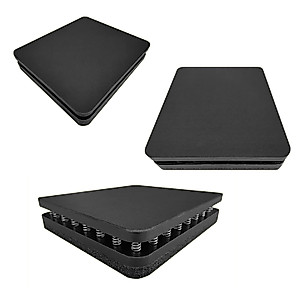 Speaker Stands Sound Stand KTV Professional Audio Foot Nail Rack Stand Ground Shock Absorber Bar Subwoofer Shock Absorbing Speaker Shock Pad Floor/Wall Mount Speaker Stand (Size : 32x36x7.5cm)