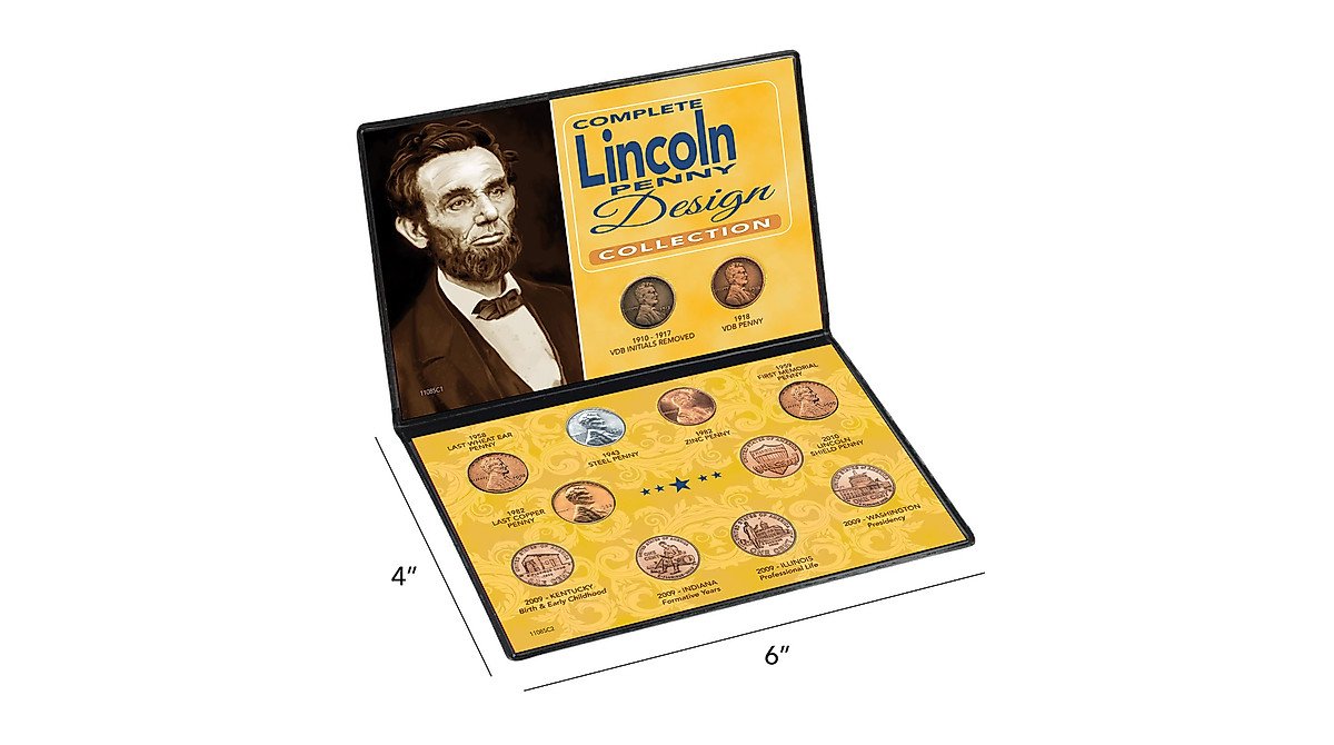 Complete Lincoln Penny Design Collection for Collectors