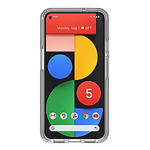 Otterbox Symmetry Clear Case for Pixel 5, Shockproof, Drop Proof, Protective Thin Case, 3X Tested to Military Standard, Clear