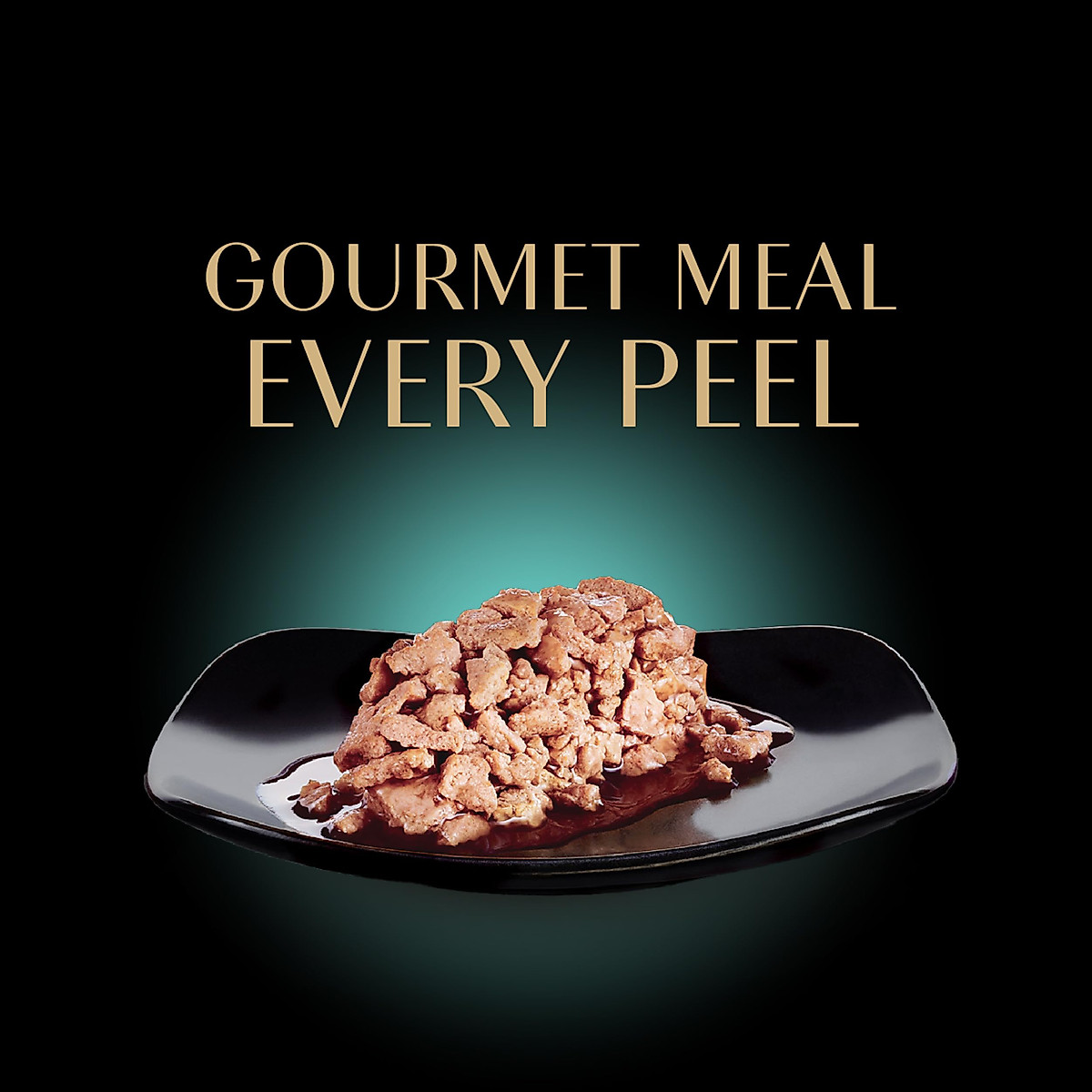 SHEBA Perfect Portions Cuts in Gravy Wet Cat Food Trays (24 Count, 48 Servings), Gourmet Salmon, Sustainable Tuna, And Delicate Whitefish & Tuna Entrée, Easy Peel Twin-Pack Trays