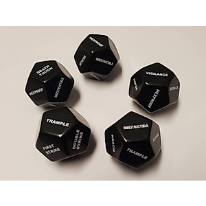 5X Deluxe 12 Sided Large Keyword & Shield Counters for Magic: The Gathering MTG CCG