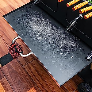 Charcoal Grill Outdoor BBQ Grill, Extra Large Cooking Area 794 Square Inches with Two Individual & Adjustable Charcoal Tray, Foldable Side Tables for Outdoor Cooking Backyard Camping Picnics By DNKMOR