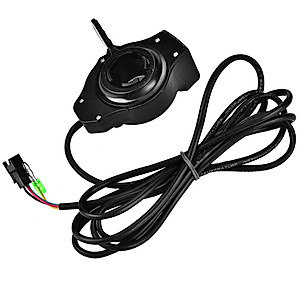 Ebike Thumb Throttle,Scooter Throttle 12V 99V Ebike Scooter Thumb Throttle with LCD Battery Voltage Display Accessory Thumb Throttle Ebike ebike Throttle Bike Electric Throttle
