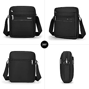 BAIGIO Small Messenger Bag for Men Shoulder Bag Crossbody Man Purse for Men Mini Ipad Bag Satchel Sling Bag Casual Business