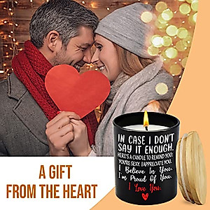 Birthday Gifts for Him and Her, Romantic Gifts for Wife, Girlfriend, Couples Gifts Ideas for Boyfriend, Husband, Vanilla, Lavender Scented Candle 10oz