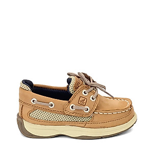 Sperry baby boys Lanyard a/C Boat Shoe, Dark Tan, 11.5 Little Kid US