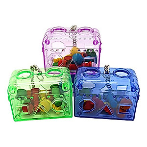 Sweet Feet and Beak Large or Small Treasure Chest - Perfect Bird Cage Toy Colorful, Safe, Easy to Install - Washable, Refillable, Non-Toxic, Foraging Box - Cage Accessories
