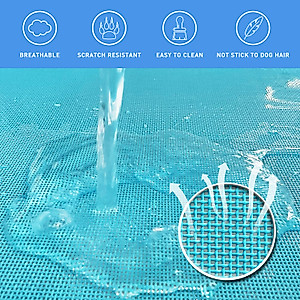 BRIKY Extra Large Elevated Dog Bed, Outdoor Raised Dog Cot Bed, Green Portable Pet Beds with Cooling Washable Mesh XL