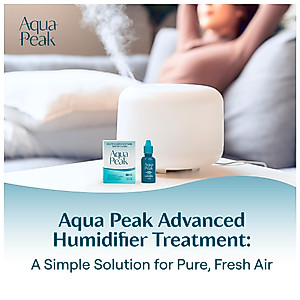 [2-Pack] Humidifier Drops for a Clean Tank - 400+ Uses - Food Grade Humidifier Cleaner - Slows Residue Accumulation and Scaling - Made in USA - Humidifier Water Treatment Cleaning Solution