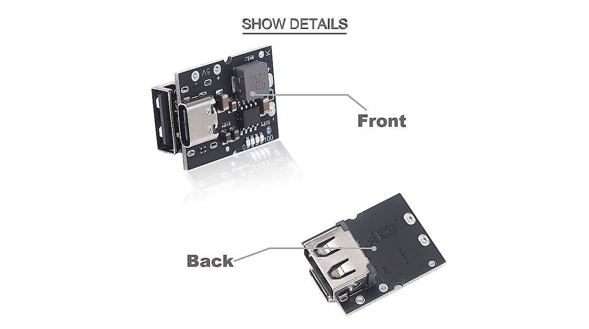 DKARDU 10pcs USB Boost Converter Module - Charge & Discharge