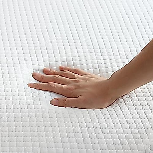 Furinno Tidur Cooling Gel Memory Foam Mattress, 8 Inch, Twin, White