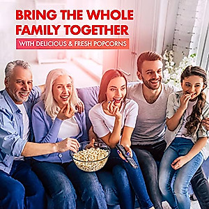 Mueller Ultra Pop, Hot Air Popcorn Popper, Electric Pop Corn Maker, Healthy and Quick Snack, No Oil Needed with Measuring/Butter Cup