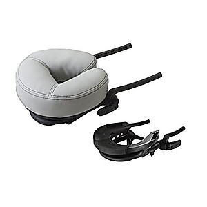 EARTHLITE Massage Table Face Cradle FLEX-REST - Self-Adjusting, Flexible Platform with Strata Memory Foam Face Pillow, Vanilla Crème