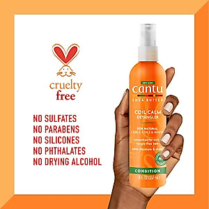 Cantu Coil Calm Detangler, 8 Fluid Ounce (Pack of 2)