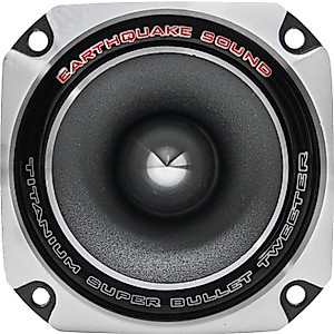 EARTHQUAKE Sound BT44S Car/Pro Audio 3.5-inch Titanium Dome Super Bullet Tweeter, 1" Voice Coil, 150W MAX (Pair)