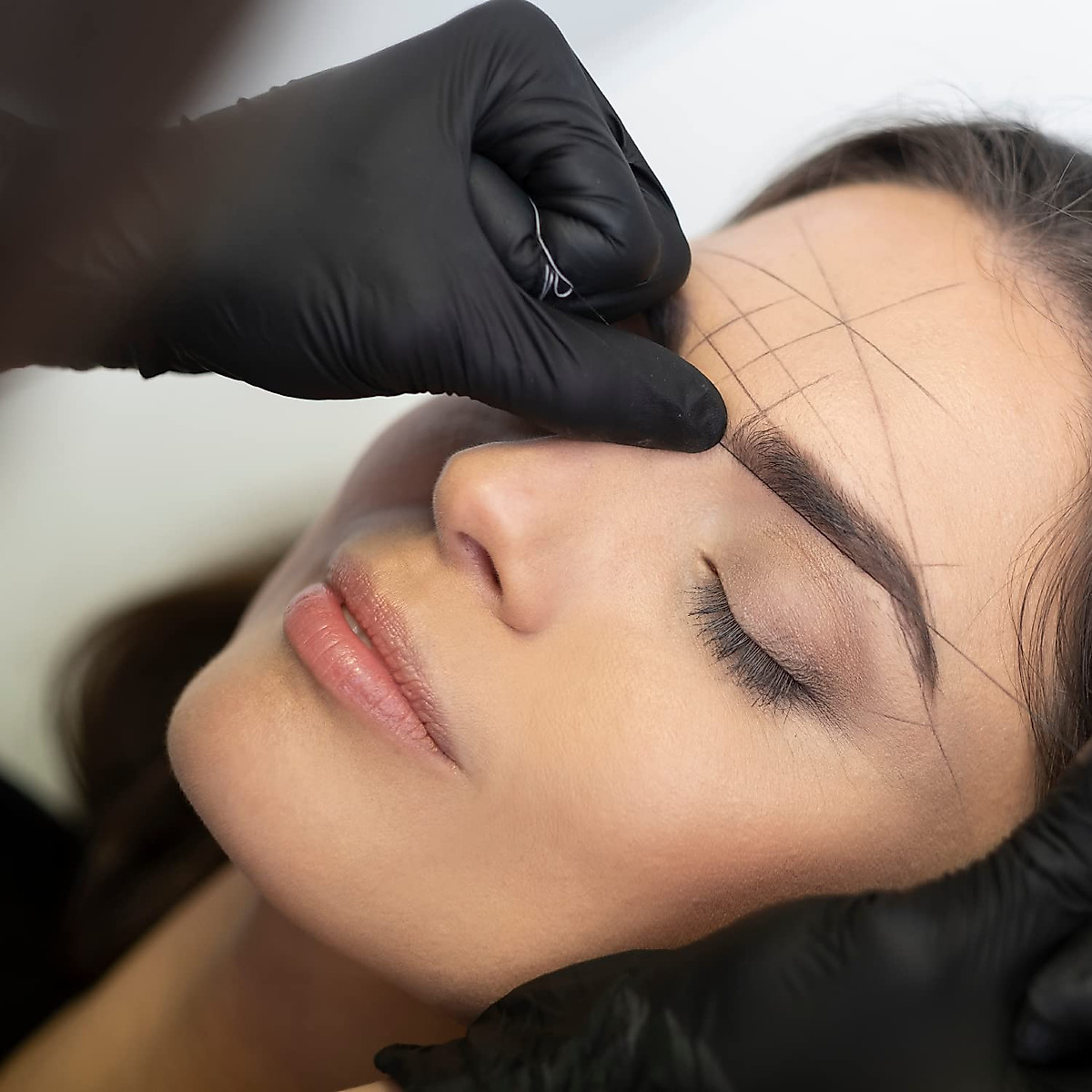 Parallel Products - Premium Eyebrow Mapping String for Microblading - Pre-Inked - 1 mm Charcoal Thread - Essential Brow Microblading Supplies - 15 Meters per Box