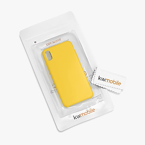 kwmobile Case Compatible with Apple iPhone XR Case - TPU Silicone Phone Cover with Soft Finish - Honey Yellow
