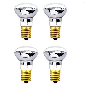 4 PCS R39 Reflector Type Bulb, 40W 120V Replacement Light Bulbs for Lava Lamp, Reflector Lava Lamp Bulb, R39 E17 Socket