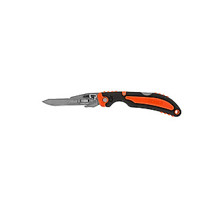 Gerber Gear Vital Pocket Folder with Replacement Blades - 2.8" Exchange-A-Blade - Camping and Survival Knife - Orange
