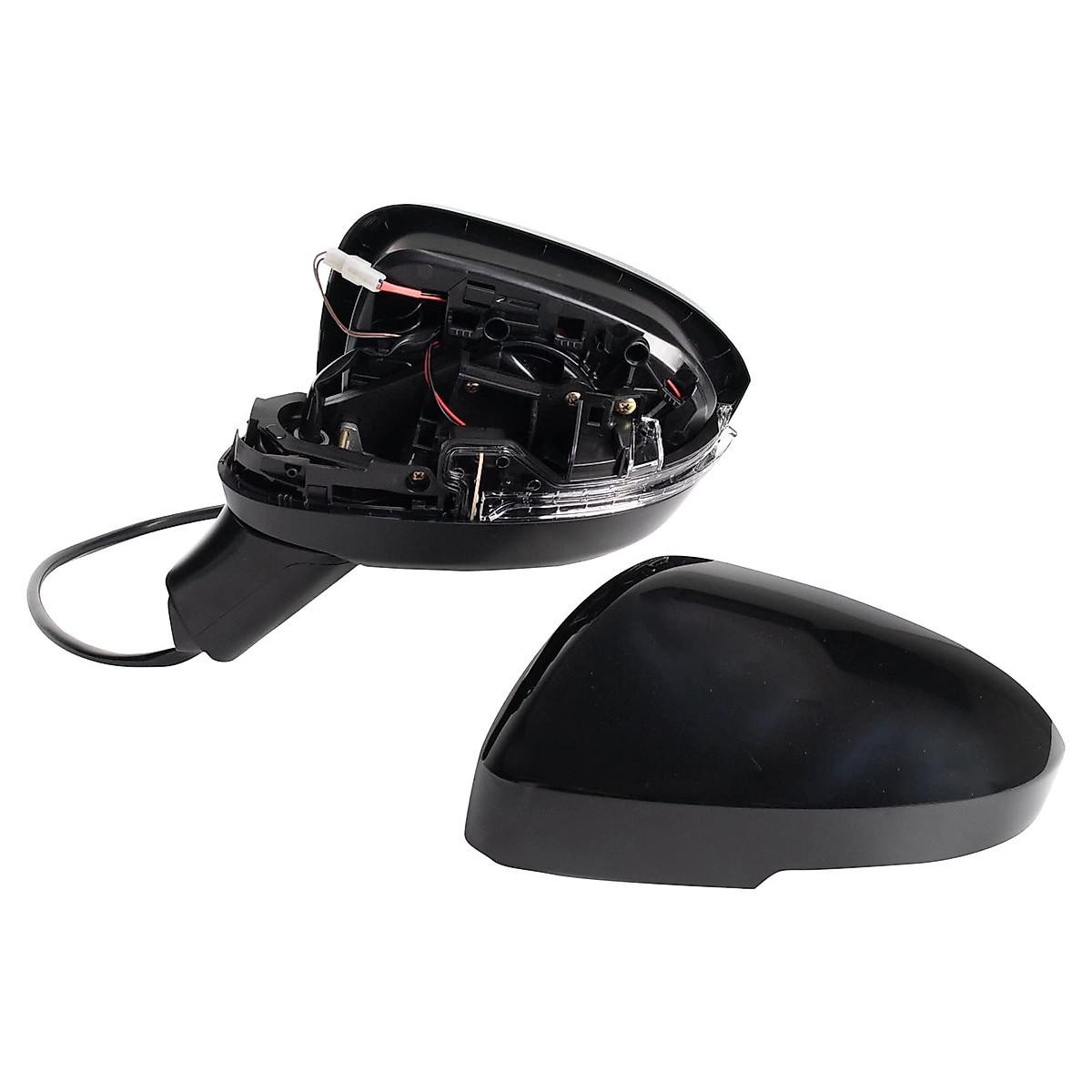 TRQ Left Mirror Drivers Side Compatible with 2021-2022 Nissan Rogue NI1320333