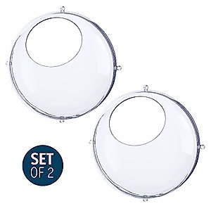 Koziol Orion Hanging Display, Set of 2, Crystal Clear, 12.87 x 12.87 x 11.85