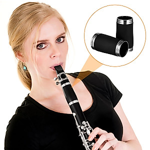 2pcs Clarinet Barrel Clarinet Tube Tuning Tube Adjustable B Flat Clarinet Barrel Treble Pitch 58MM Barrel for Clarinet