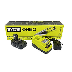 RYOBI ONE+ 18V PCL702 Cordless Wet/Dry Hand Vacuum Kit with Battery and Charger (Bulk Packaged)