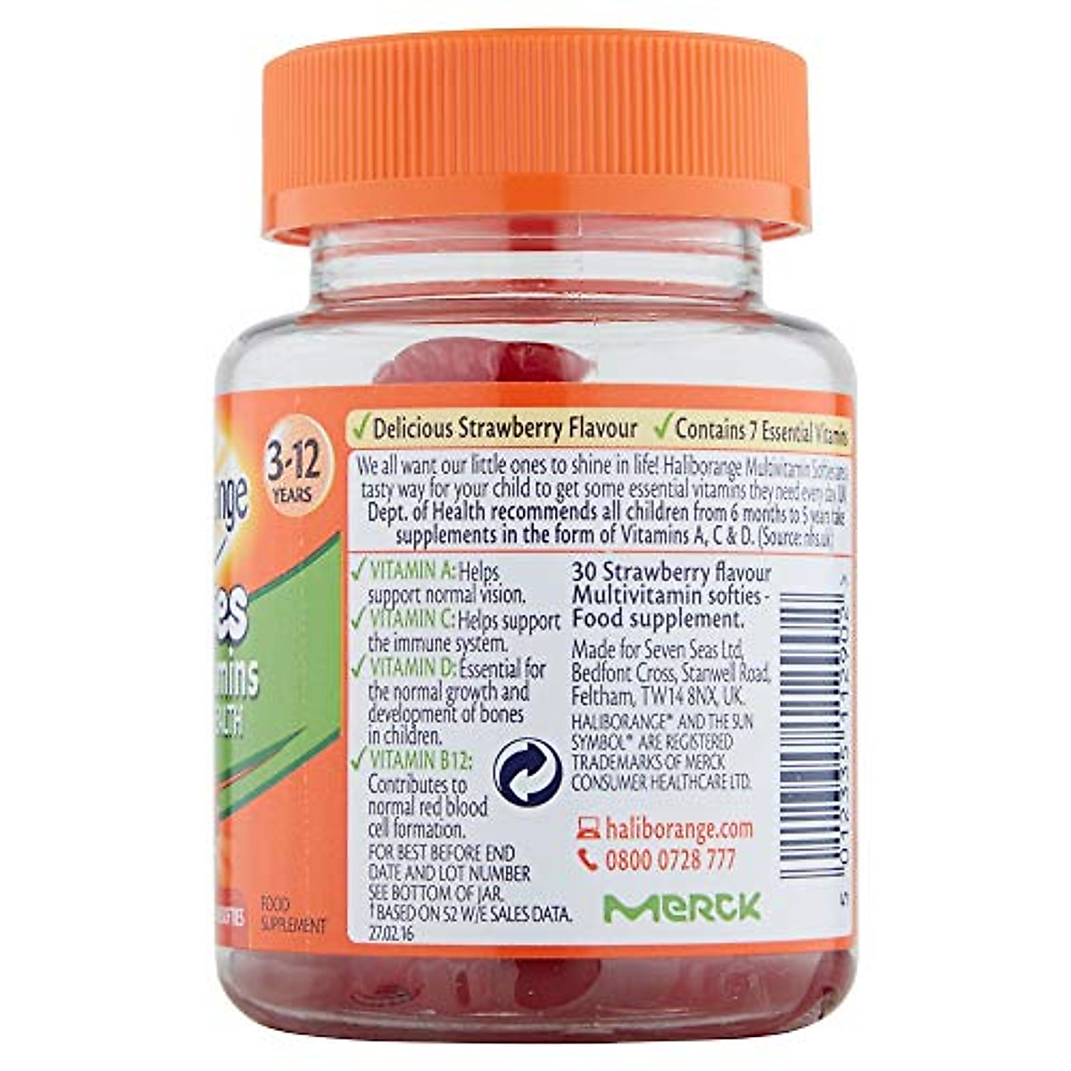 Haliborange Kids Multivitamin Strawberry Softies 30