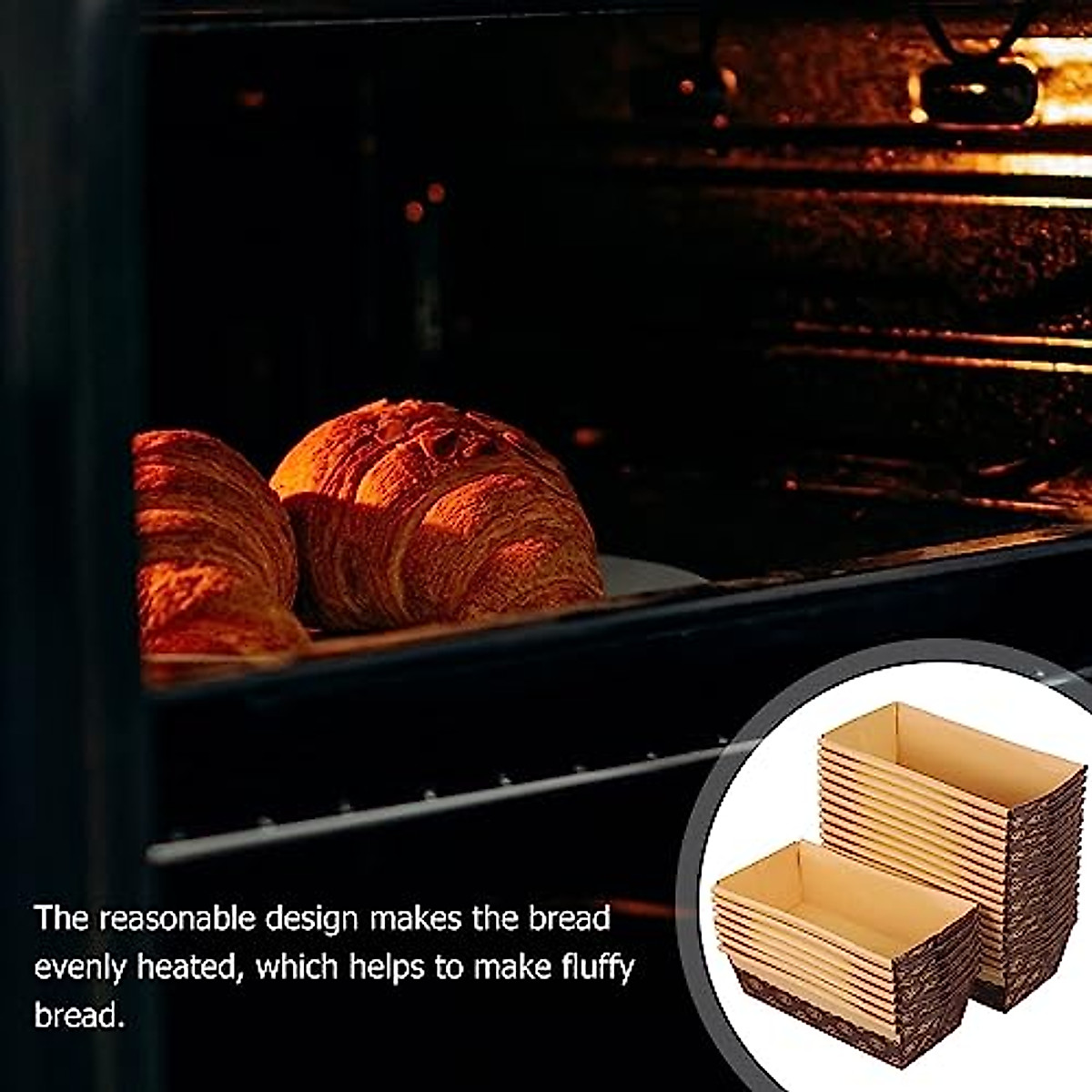 Alipis 25pcs bread tray cake stencil cake pans loaf pan bread pan baking pan Disposable Baking Mold Toast baking loft bread containers nonstick bakeware oven pan bread box Medium Paper