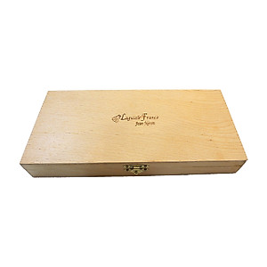Laguiole France, Jean Neron Set of 4 LaitonKnives with Wooden Handles in Presentation Box