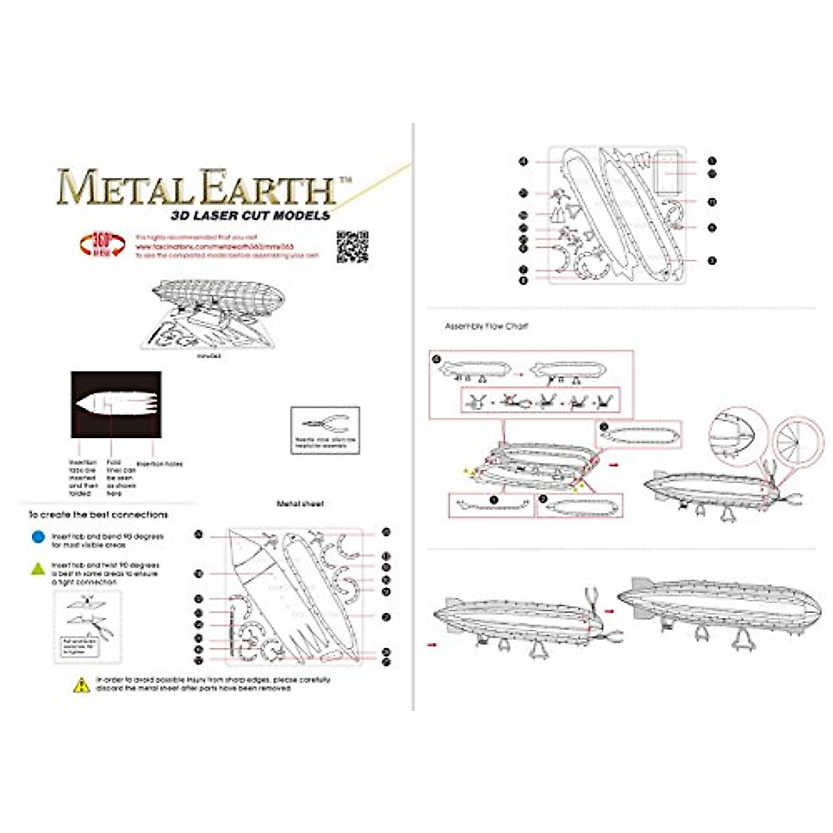 Metal Earth GRAF Zeppelin 3D Metal Model Kit Fascinations