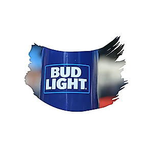 Bud Light Stainless Steel Can Insulator, Insulated Beverage Holder for Standard Size Can and Bottle, Can Cooler for Beer and Soda