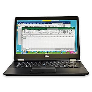 Dell Latitude E7450 Laptop 14 HD Display Intel i7-5600U CPU 2.60GHz 16gb RAM 256 SSD, Bluetooth, Webcam, Windows 10 Pro (Renewed)