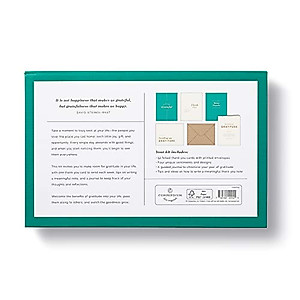 A Year of Gratitude Card Kit by Compendium - A Gratitude Note Card Kit to Inspire 52 Weeks of Giving Thanks