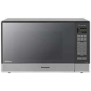 Panasonic Microwave Oven NN-SN686S Stainless Steel Countertop/Built-In with Inverter Technology and Genius Sensor, 1.2 Cubic Foot, 1200W