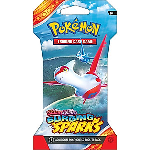 Pokemon TCG Surging Spark – Single Booster Pack – Pack Art May Vary - 10 Cards