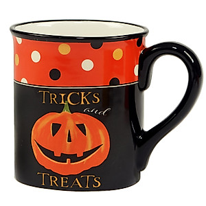 Certified International Spooky Halloween 18 oz. Mug, Set of 4, Multicolor