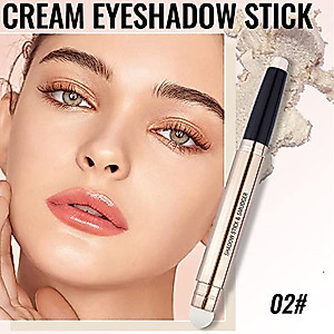 Erinde Cream Eyeshadow Stick, Light Gold Shimmer, 02#