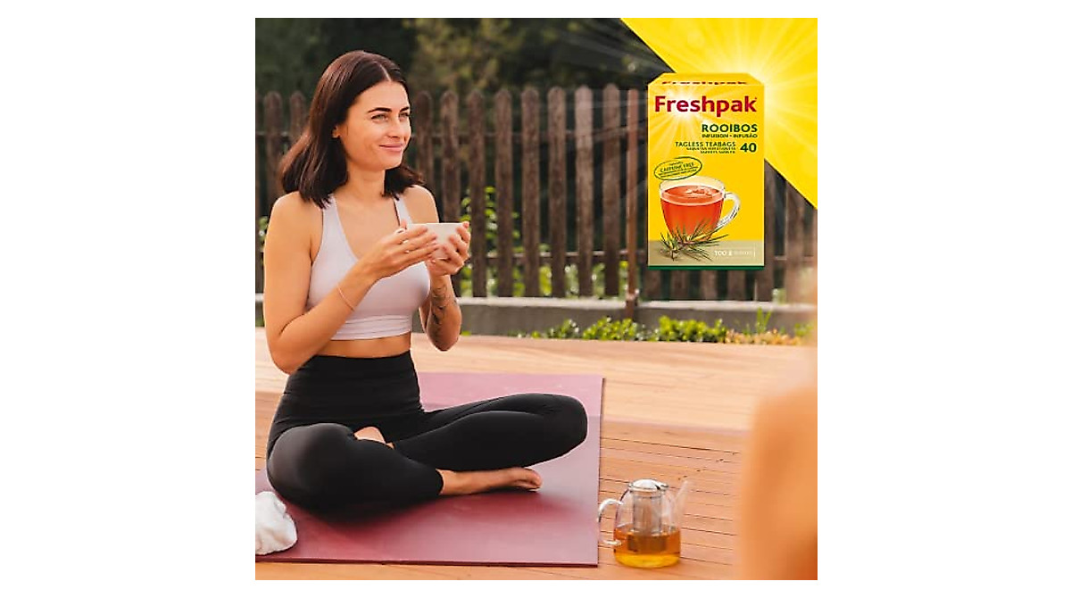 Freshpak Rooibos Tea - 40 Tagless Bags & Caffeine-Free