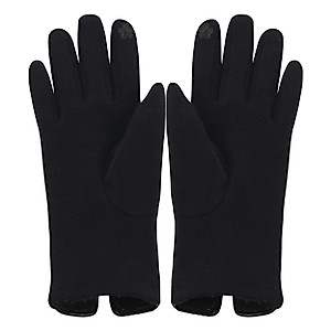 Top It Off Winter Gloves For Women - Featured on Favorite Things - Touch Screen Fingers - Stylish, Warm, Cold Weather Gloves - Gifts For Women