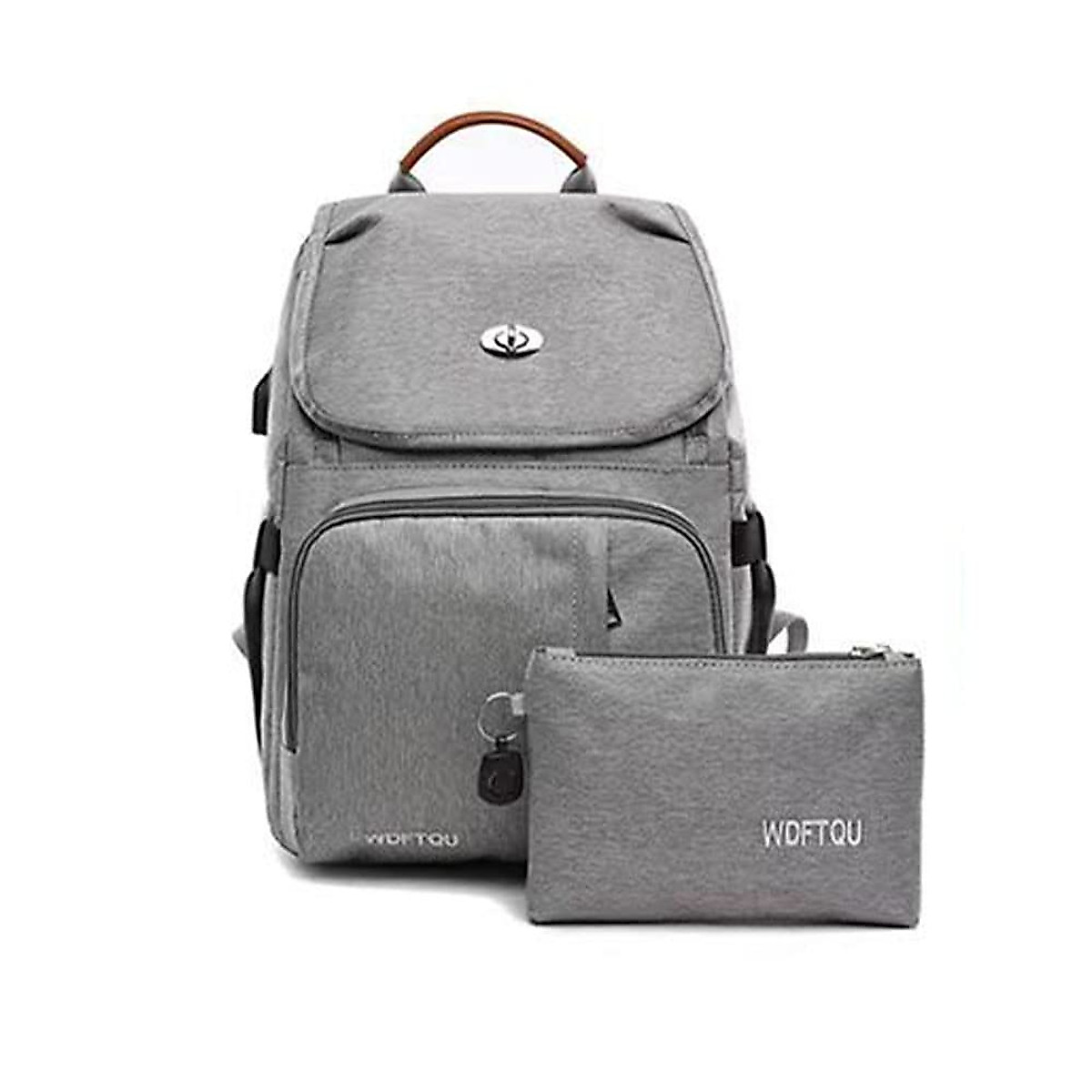 CINGHI LUSSO Diaper Bags Nappy Changing Bag with USB Port Large Capacity Travel Backpacks With Wet and Dry Separation Bag