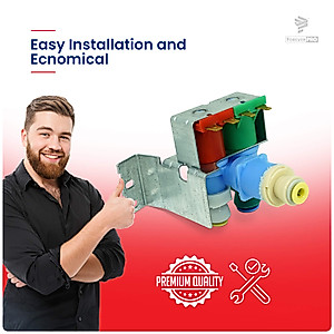 ForeverPRO W10408179 Water Inlet Valve for Whirlpool Refrigerator 4389177 2304757 1938614 2186486