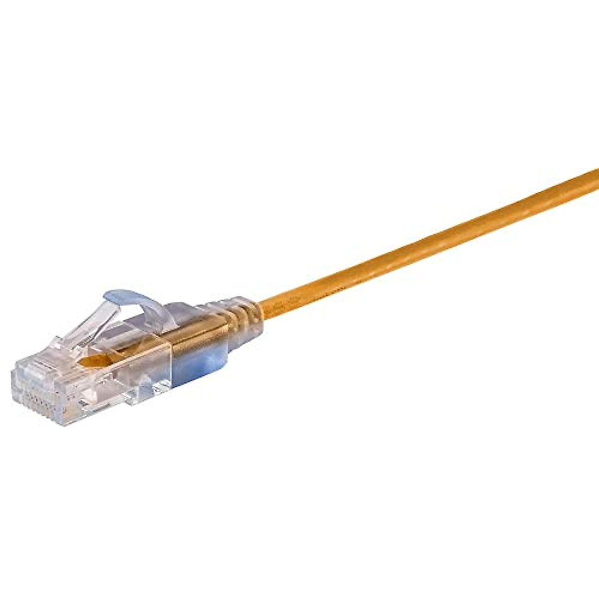 Monoprice Cat6A Ethernet Patch Cable - 5 Feet - Yellow (5 Pack) Network Internet Cord - RJ45, Stranded, UTP, Pure Bare Copper Wire, 30AWG - SlimRun Series