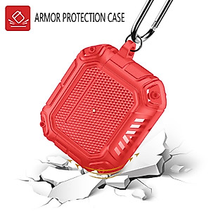 Coffea for AirPods 3rd Generation Case, Hard Shell Full Body Protective Case Cover with Keychain for AirPod 3 Charging Case (2021) - Black