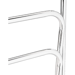 King's Brand Furniture-Kenneth Metal 3 Tier Freestanding Bathroom Towel Rack Stand, Chrome